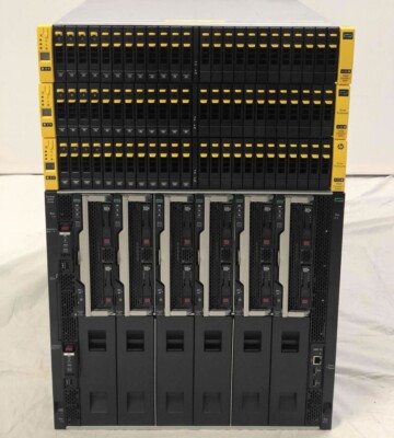 HP 3PAR 8400 64.2TB 2-Tier SAN & HP Synergy 12000 Gen10 Configuration ...