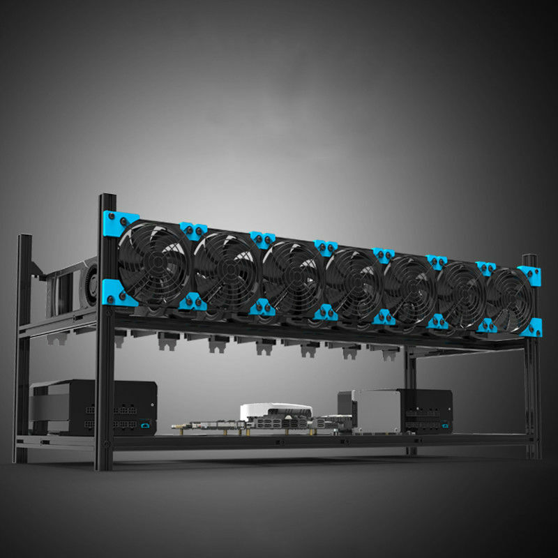 Starter Bitcoin Mining Rig Open Frame 0-GPU Pro Cryptocurrency Miner ...