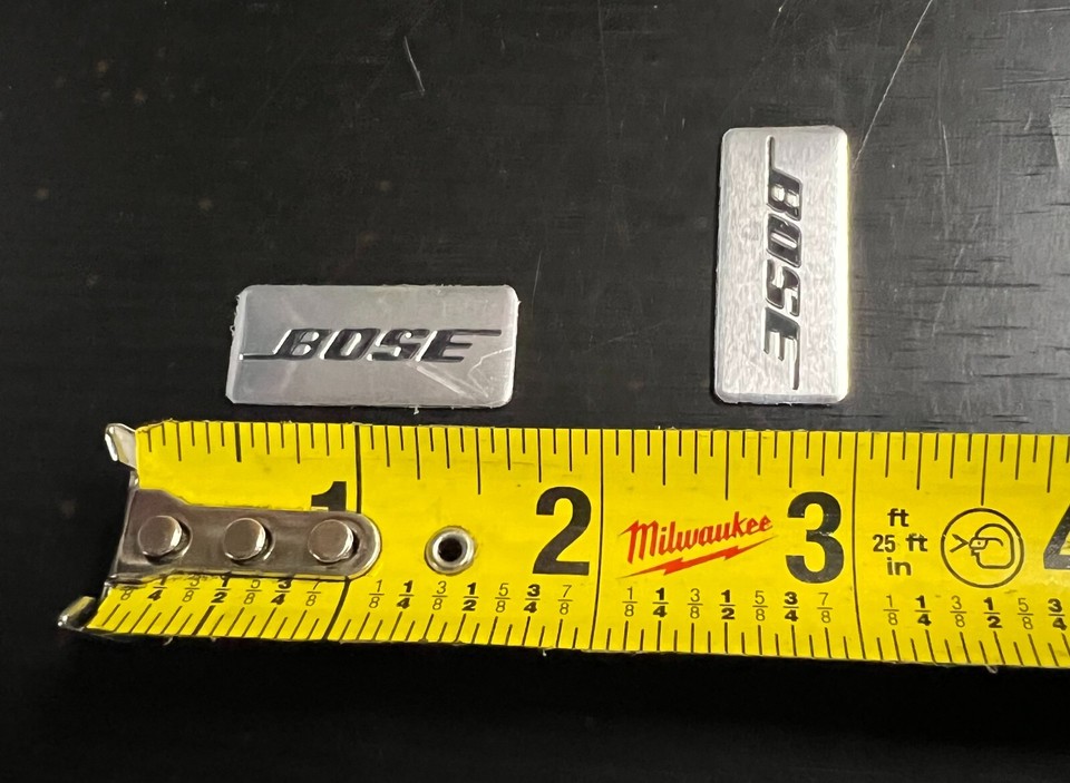 2 x Emblem Speaker Badge Decal Replacement fits Bose Speaker 3D Car ...