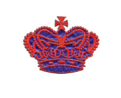 Crown - Queen - Prom - Royalty - Red Hat - Embroidered Iron On Applique ...