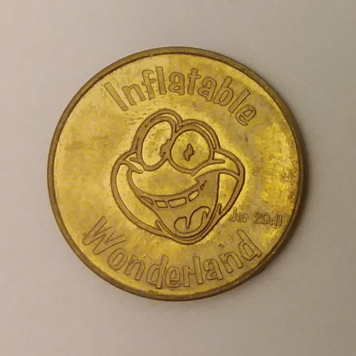 Inflatable Wonderland Austin, TX Arcade Game Token 24mm | eBay