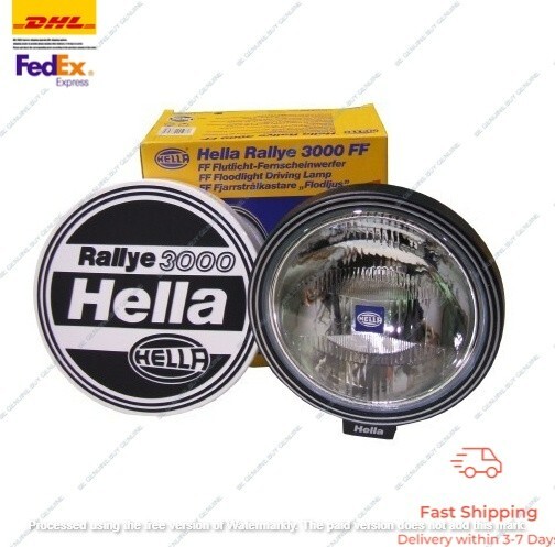 2x Hella Rallye 3000 Fit For Driving Spot Lamp 12v/24v Adjustable ...