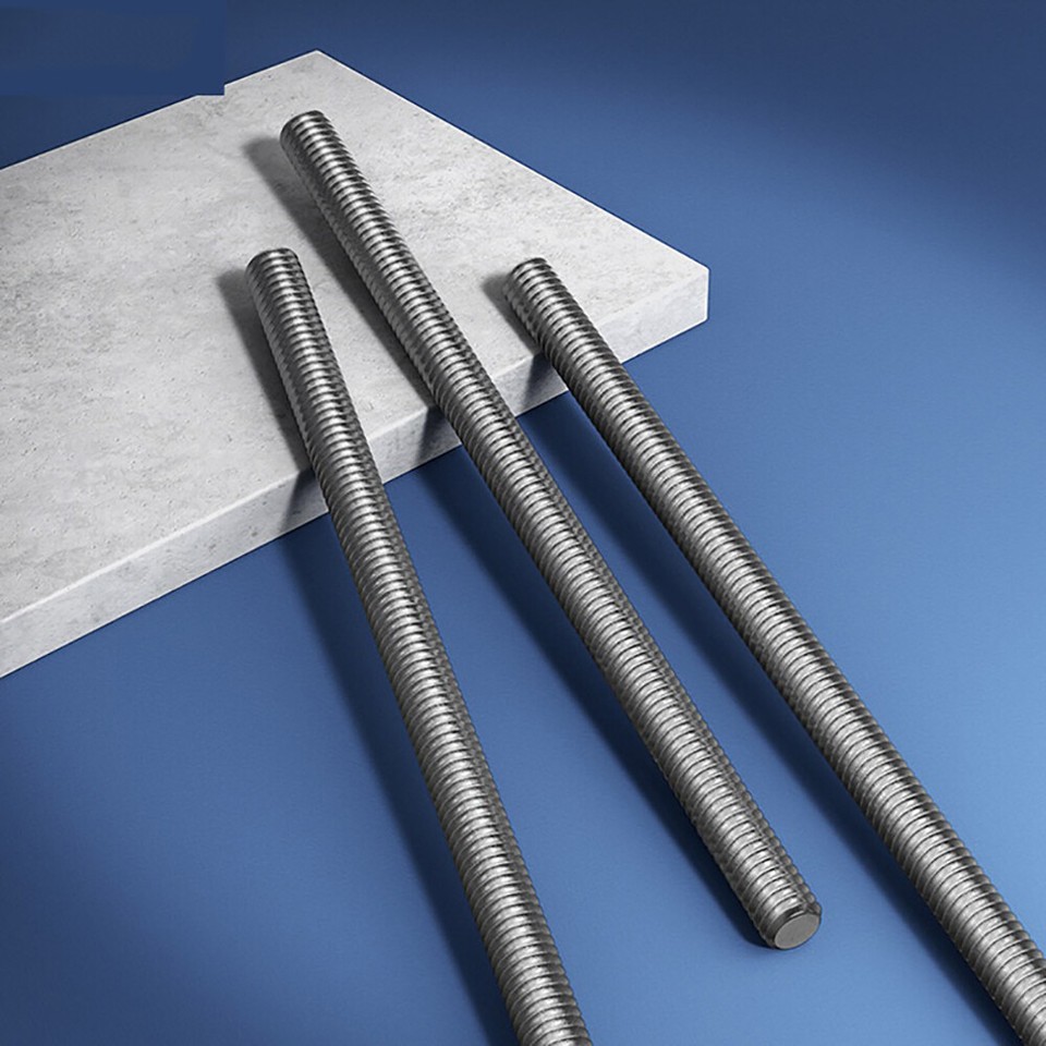 Threaded Rod Studding Stud M4 M5 M6 M8 M10 M12 M14~M20 A2 Stainless ...