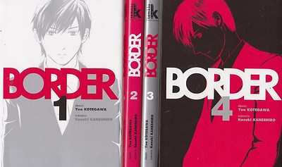BORDER tomes 1 à 4 Kotegawa manga seinen français SERIE COMPLETE ...