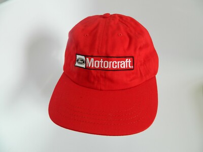 NWOT Ford Motorcraft Red Adjustable Hat Made in USA by Competition ...