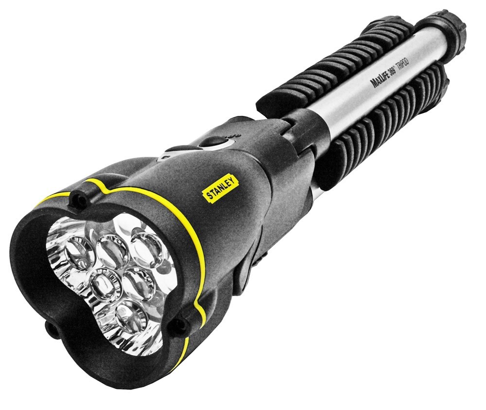 STANLEY Maxlife Mini Tripod Flashlight Worklight Battery Operated, Used ...