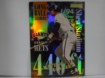 1995 (GIANTS) Donruss Long Ball Leaders #4 Matt Williams | eBay