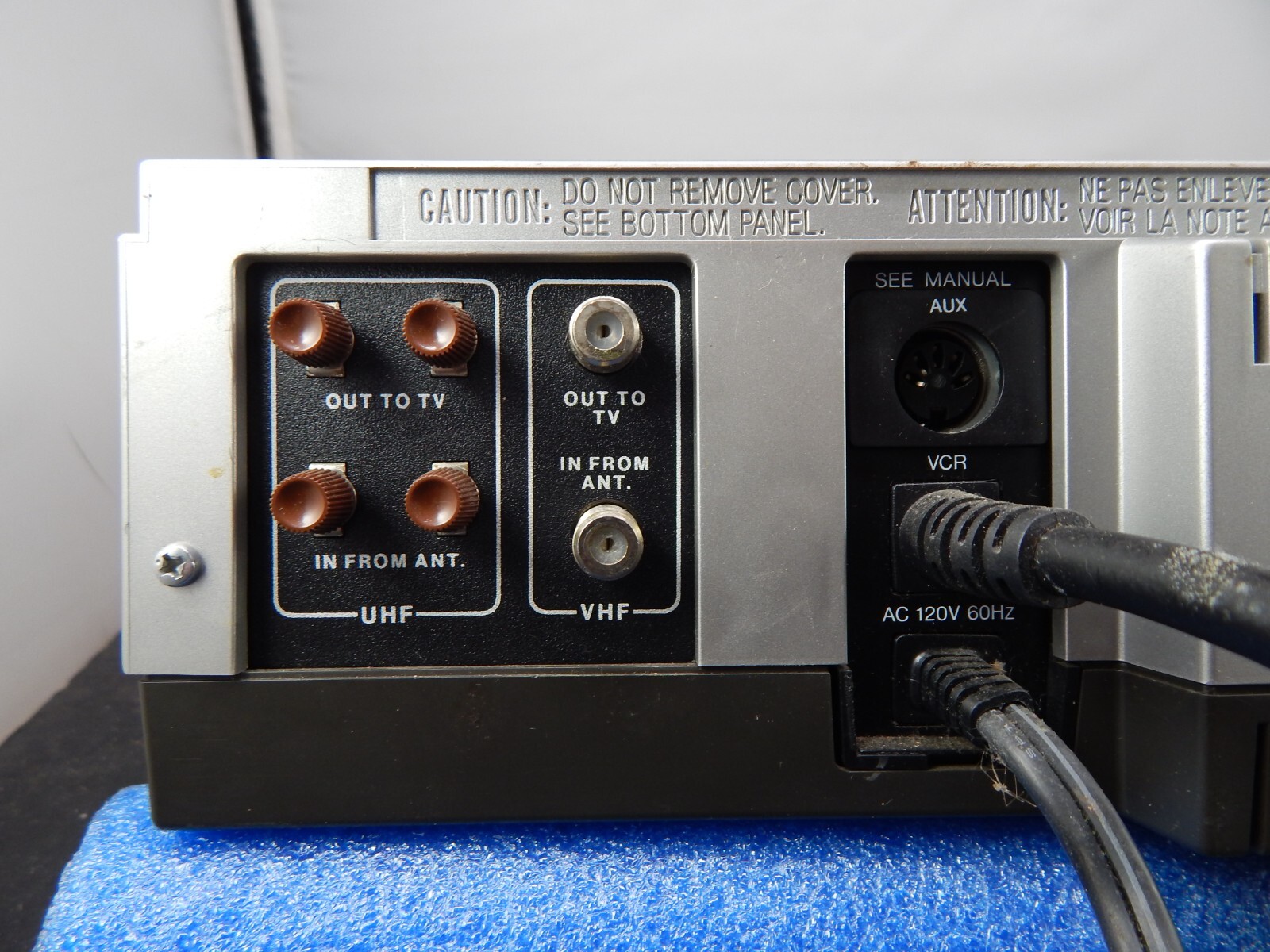 unusual c.1983 General Electric 2pc VCR Component Set 1CVD4020X ...