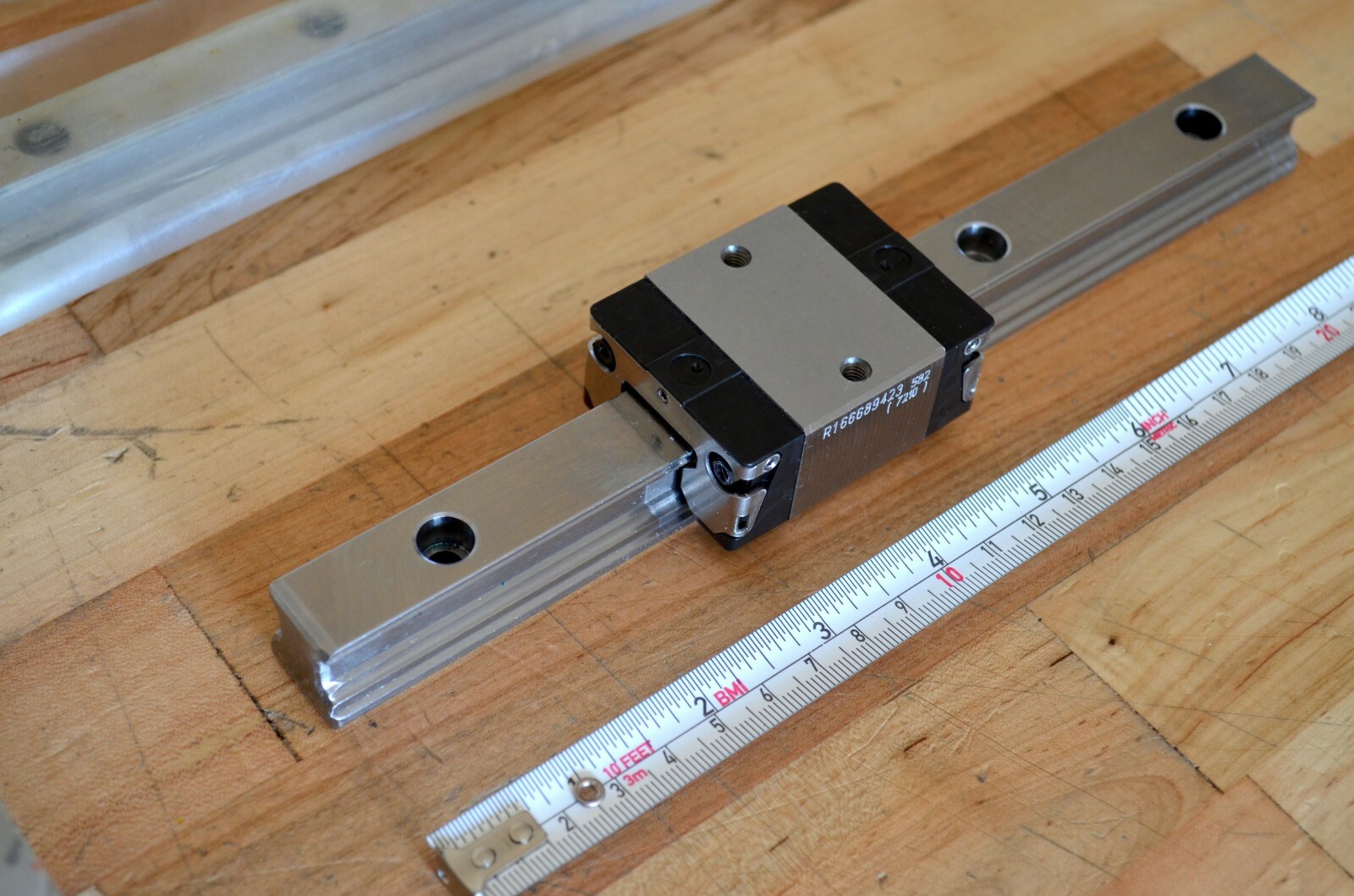 NEW Rexroth 1605-803-31 x 236mm Linear Rail and 1666-894-23 Runner ...