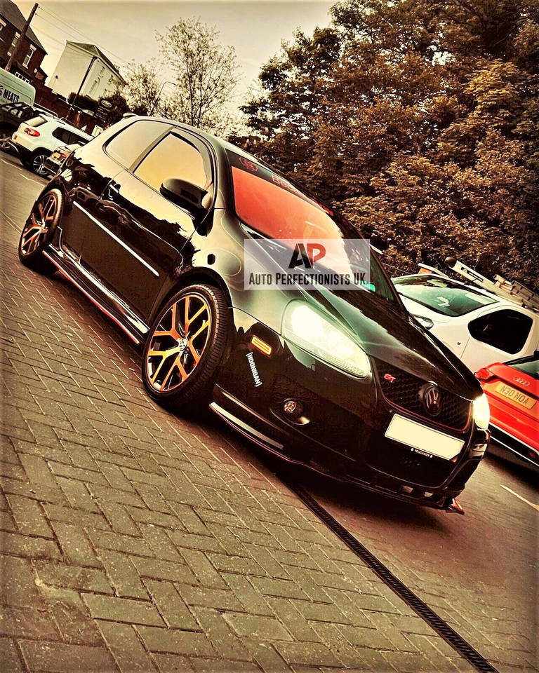 VW Golf MK5 GTI GT TDI Front Carbon Fibre Splitter Spoiler Lip Body Kit ...