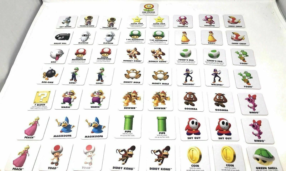 Mario Characters Names Mushroom