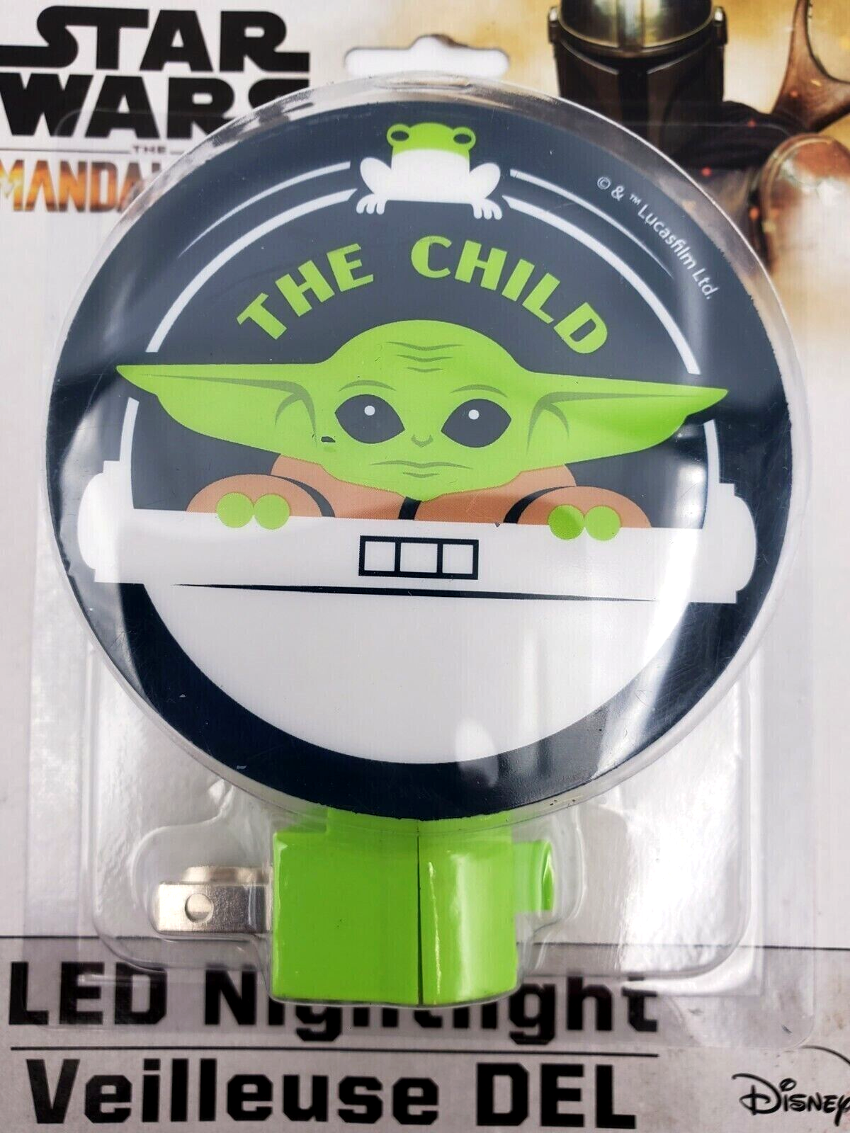 Disney Star Wars Baby Yoda Child Mandalorian LED Night Light Bathroom ...
