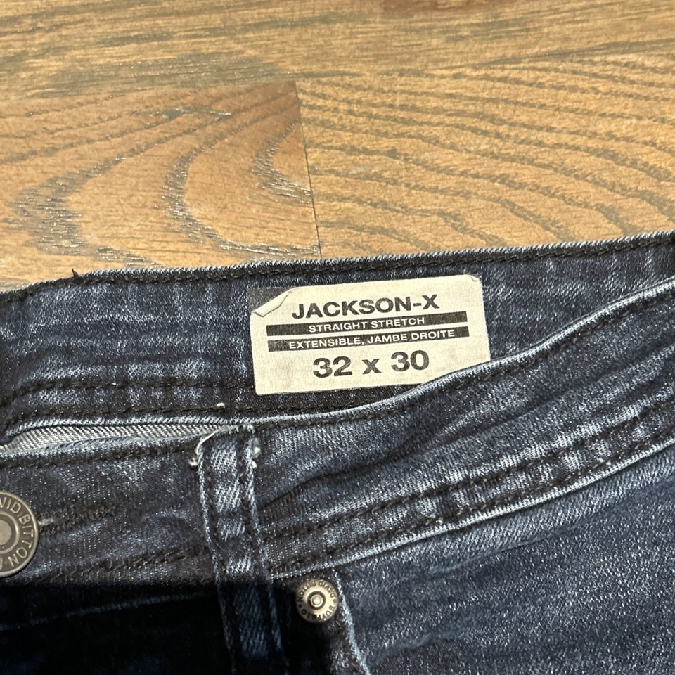 Buffalo David Bitton Jackson-X Men's Straight Stretch Jeans, Blue, Size ...