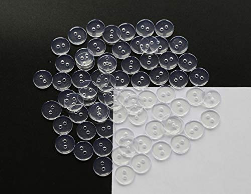 11.5mm(14/32 Inch) Small Size Plastic Clear Buttons,Transparent Button ...
