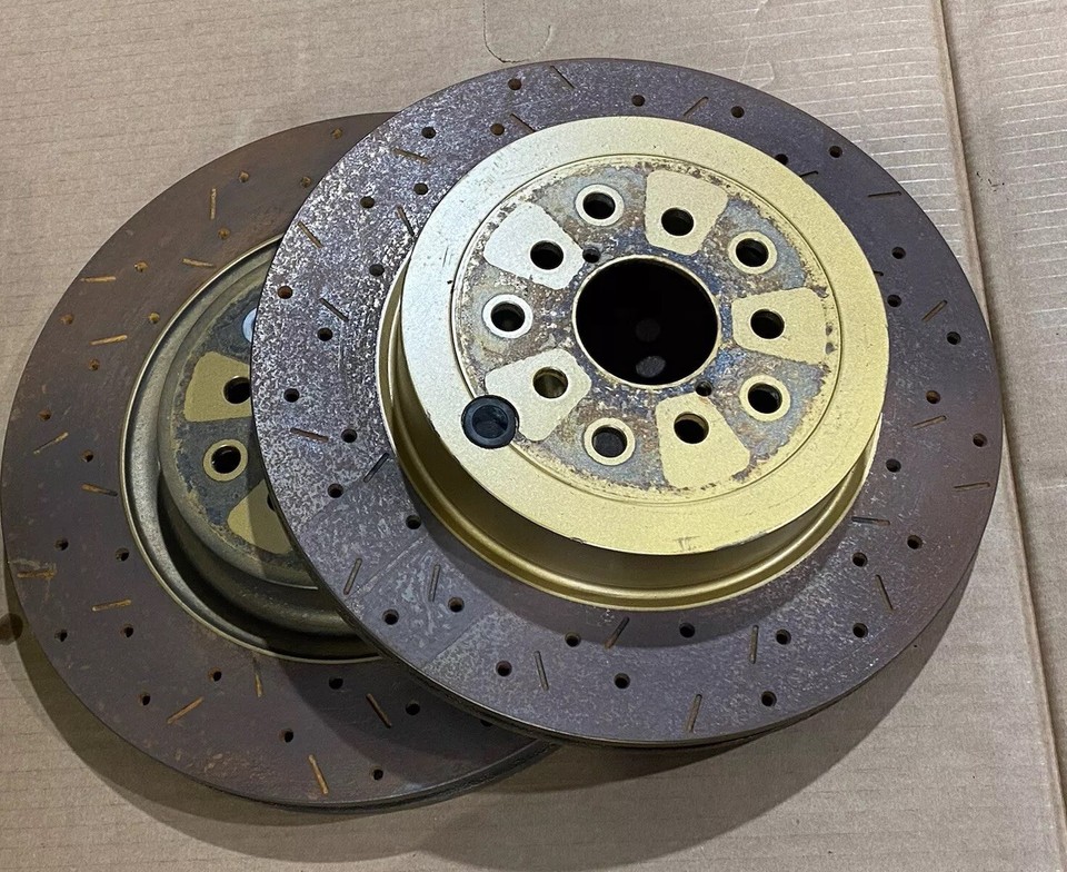 2018-2021 SUBARU WRX 2.5L STI FRONT & REAR DBA ROTORS SET USED 19k ...