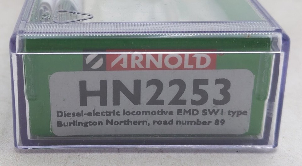 Arnold HN2253 N Burlington Northern EMD SW1 - Standard DC #89 LN/Box | eBay