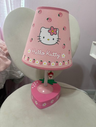 RARE Sanrio Hello Kitty strawberries flowers Vintage hK92 lamp | eBay