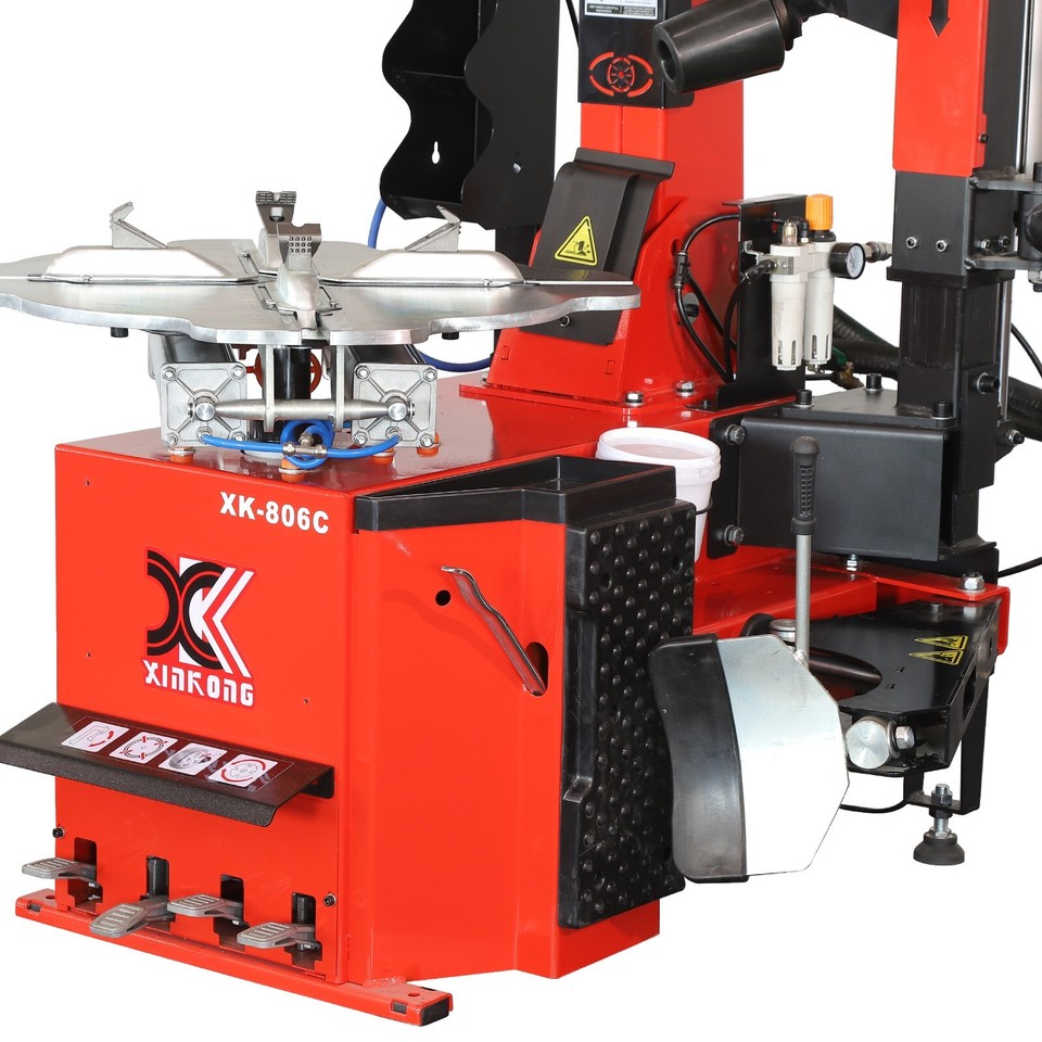 XK 806C Tire Changer Machine 2.0 HP Rim Clamp 14”-28“ Auto Repair Wheel ...