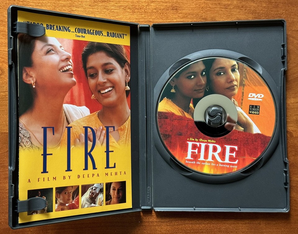 Fire (DVD, 2000) India Deepa Mehta Shabana Azmi Nandita Das Kulbushan ...