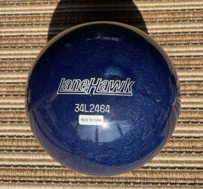 LaneHawk Bowling Ball 12.59 Pounds UNDRILLED Beautiful Blue | eBay