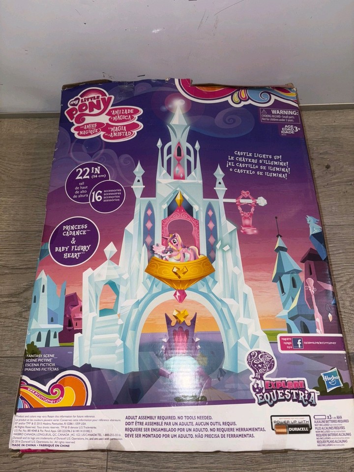 My Little Pony Explore Equestria Crystal Empire Castle playset Brand ...