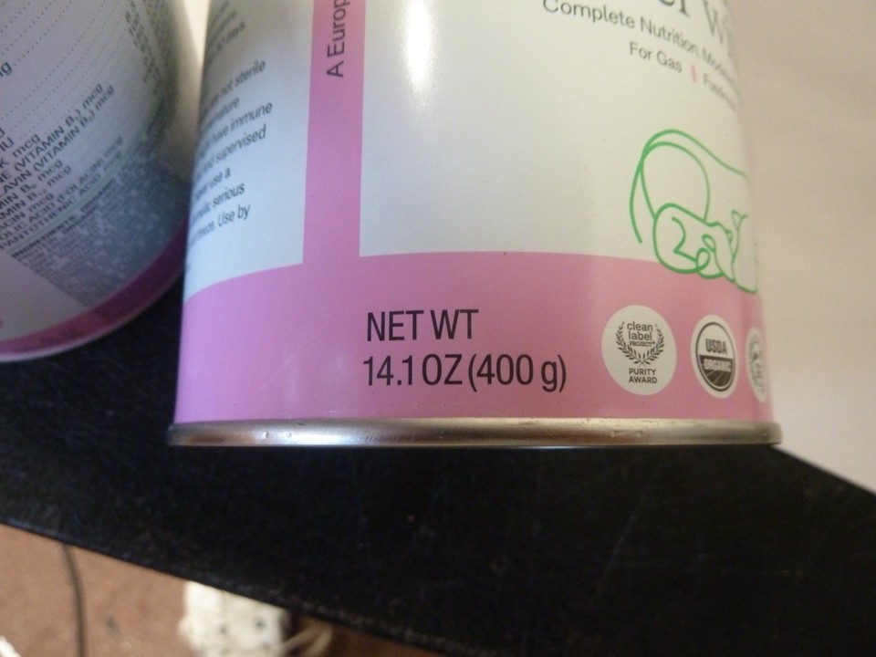 3x bobbie Organic Gentle Infant Formula Milk-Based Powder w/ Iron Gas ...