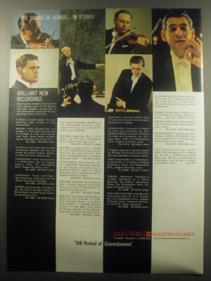 1959 Columbia Masterworks Records Ad - The sound of genius in stereo | eBay