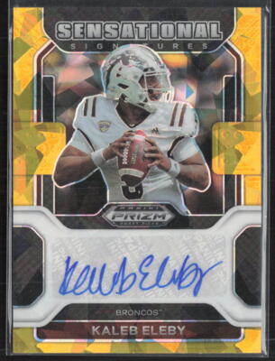 2022 Panini Prizm Draft #SS-KEL Kaleb Eleby Yellow Ice Sensational ...