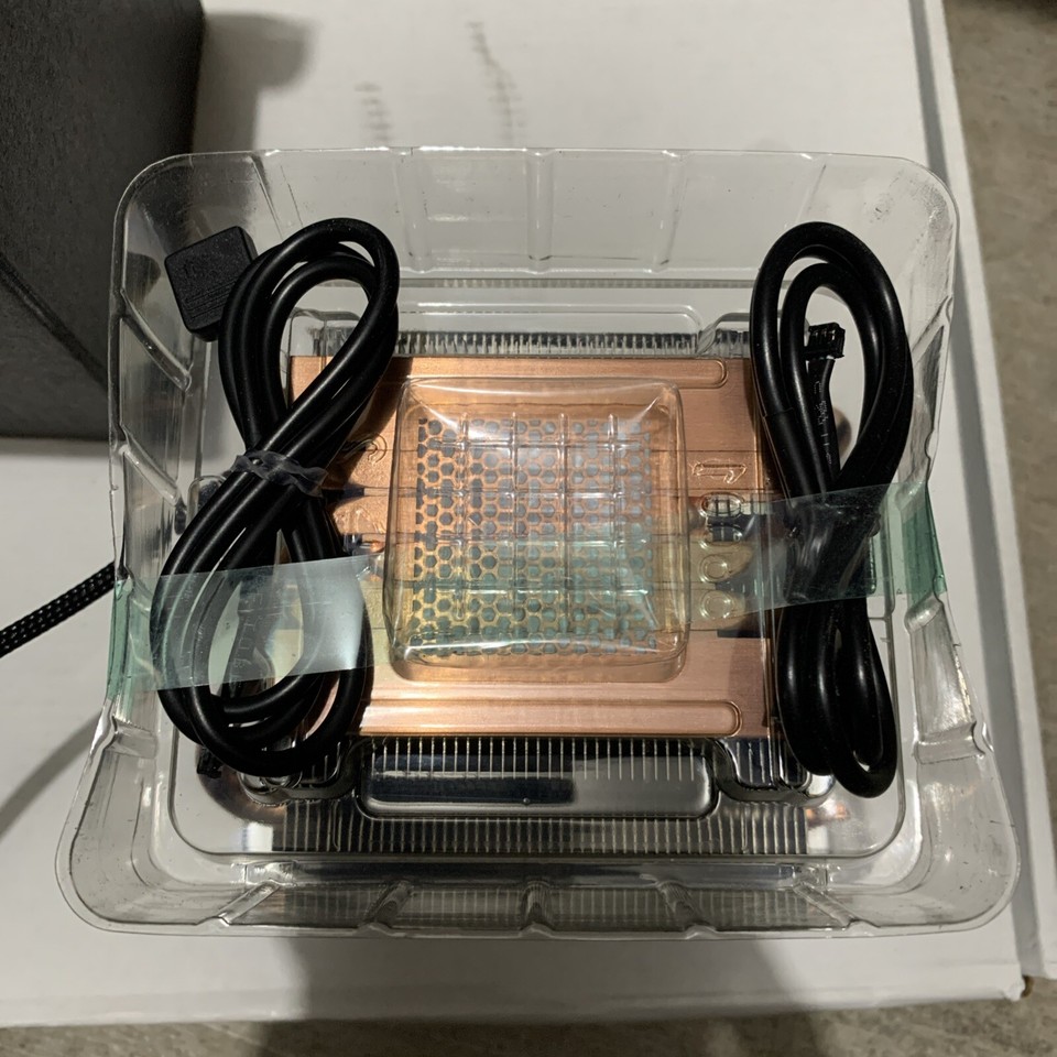 (New) Original OEM AMD Wraith Prism aRGB Stock Copper CPU Cooler Socket ...
