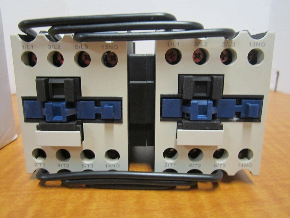 IEC Reversing Contactor 3 Poles 25A 24VAC 5.08" x 5.08" x 5" Open | eBay
