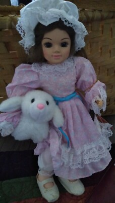 Porcelain Doll Brinn's Fairy Tale Series Mary Had a Little Lamb 1988 14 ...