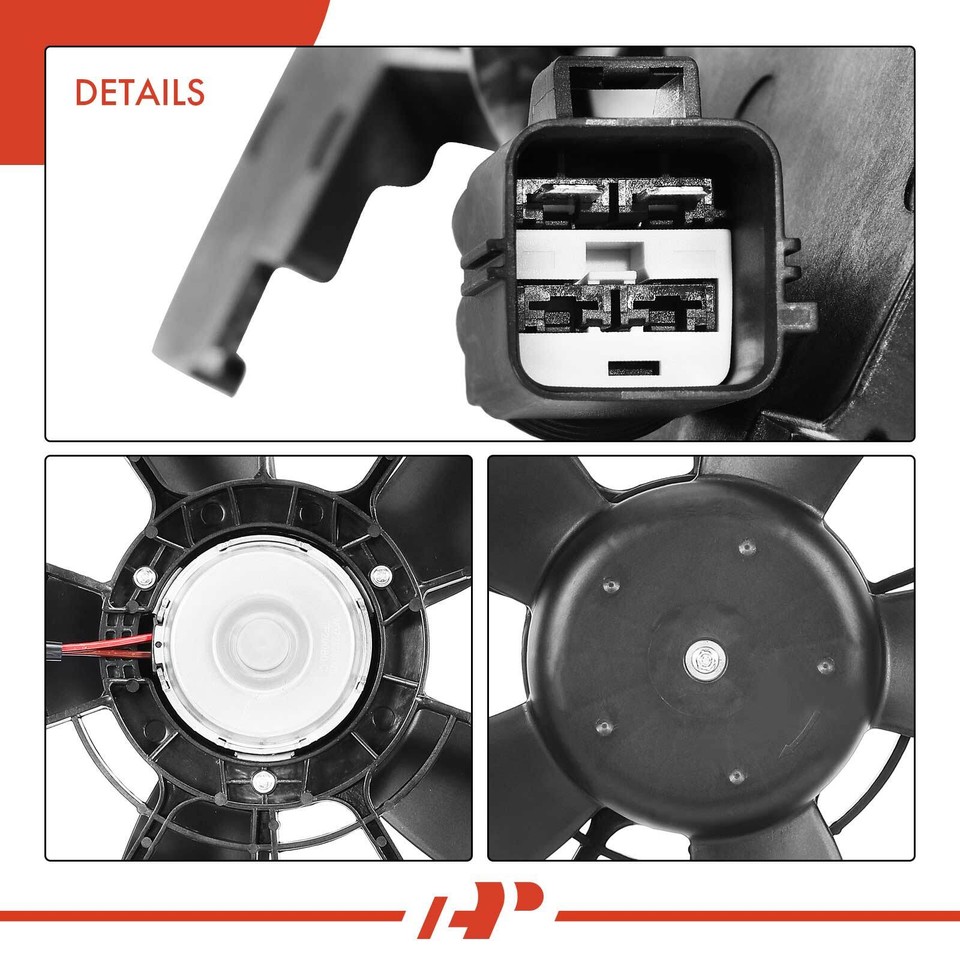 A/C Condenser & Cooling Fan Assembly for Ram 1500 2012-2017 Ram 3500 ...