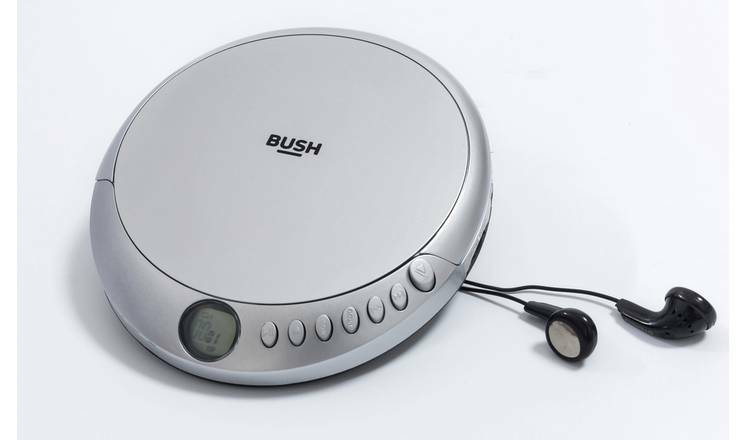 Alba Bush Personal CD Player Silver Walkman Discman + EARPHONES (NEW ...