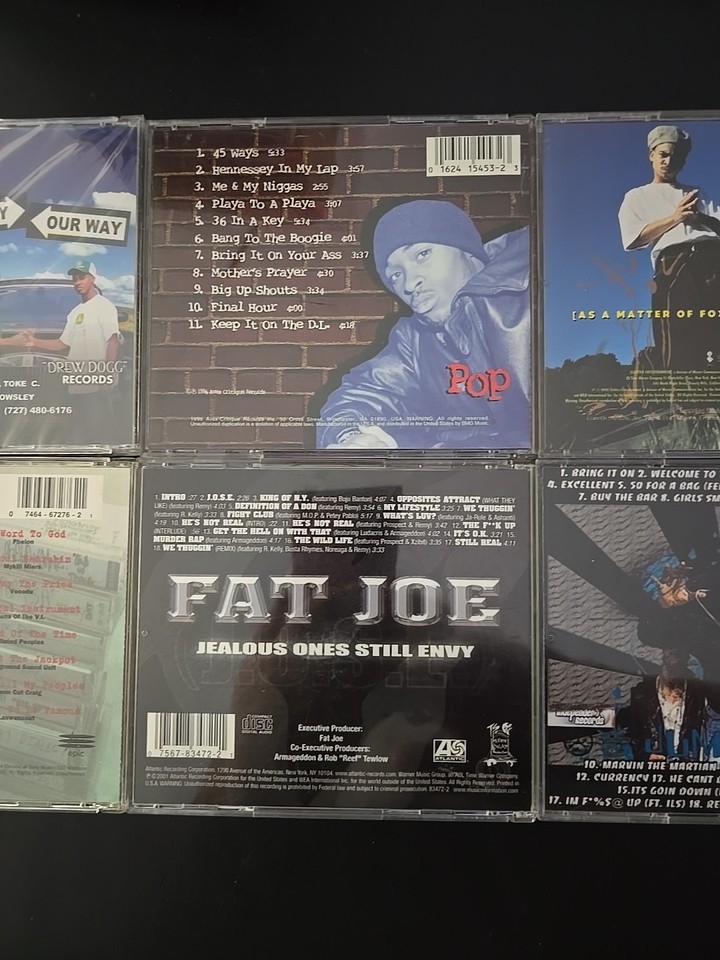 Hip-Hop Parental Advisory 10 Cd Lot See Pics 4 Titles FAST SAFE ...