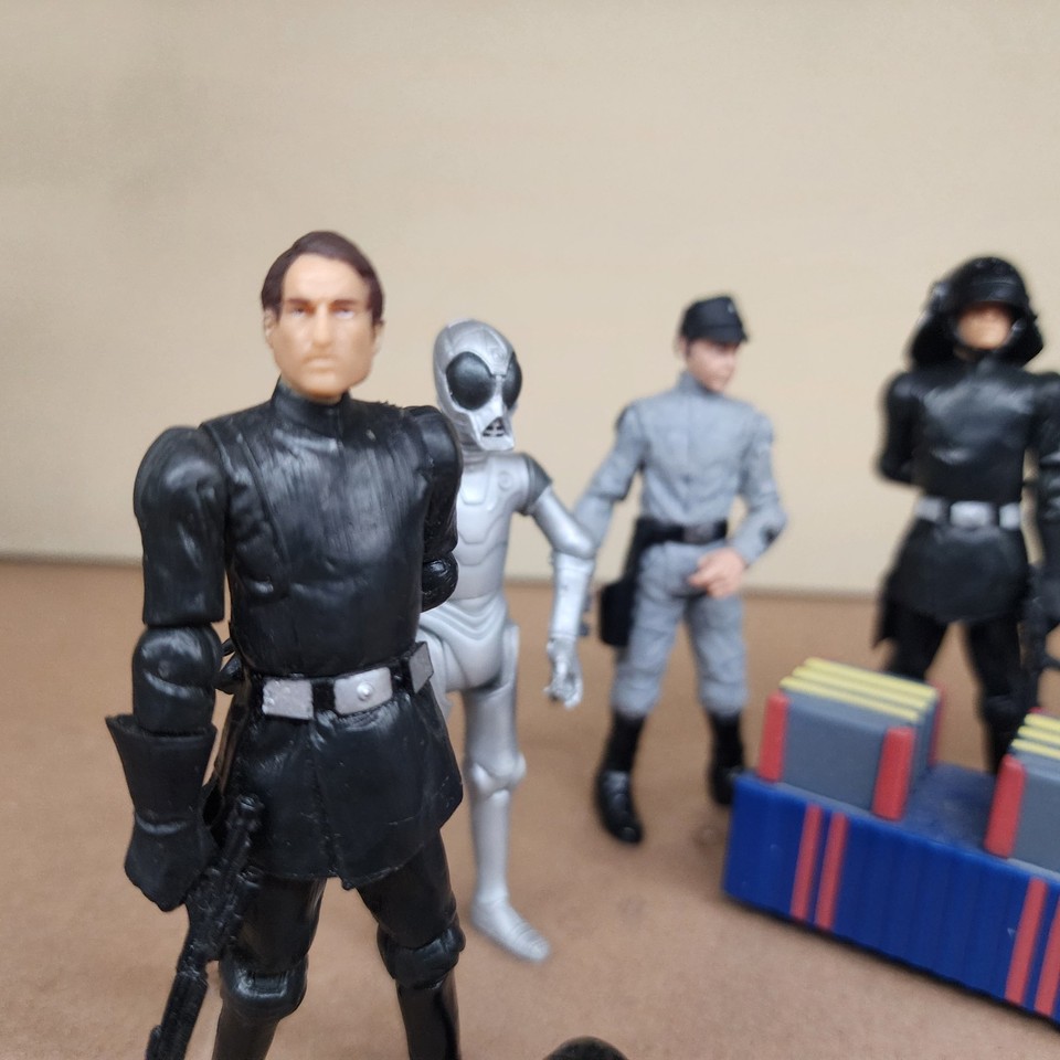 Star Wars Imperial Scanning Crew Death Star Troopers Loose Lot 3.75 ...