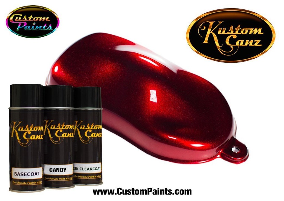 12oz Aerosol Candy Ruby Red - Urethane Based, Automotive Paint ...