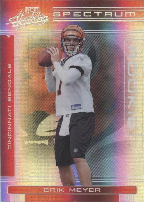 2006 Playoff Absolute Memorabilia - Rookie Erik Meyer #153 Spectrum ...