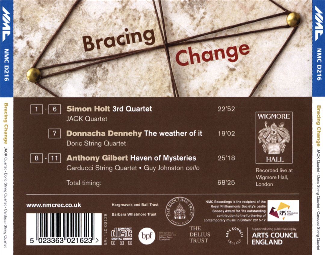 JACK QUARTET/DORIC STRING QUARTET/CARDUCCI STRING QUARTET/GUY JOHNSTON ...