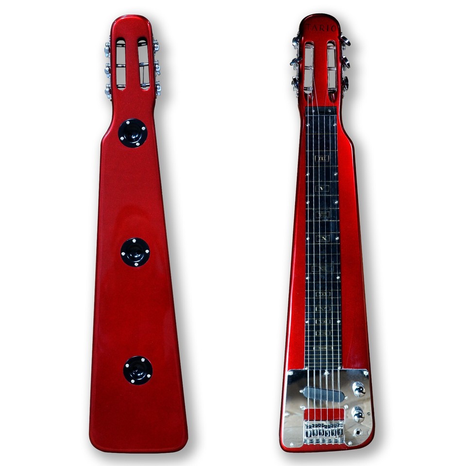 TARIO Lap Steel Guitar 6 String Slotted Head Stock Electric Slide ...