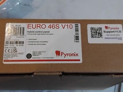 PYRONIX EURO 46/S V10 HYBRID 76-ZONE CONTROL PANEL WITH KEYPAD | eBay