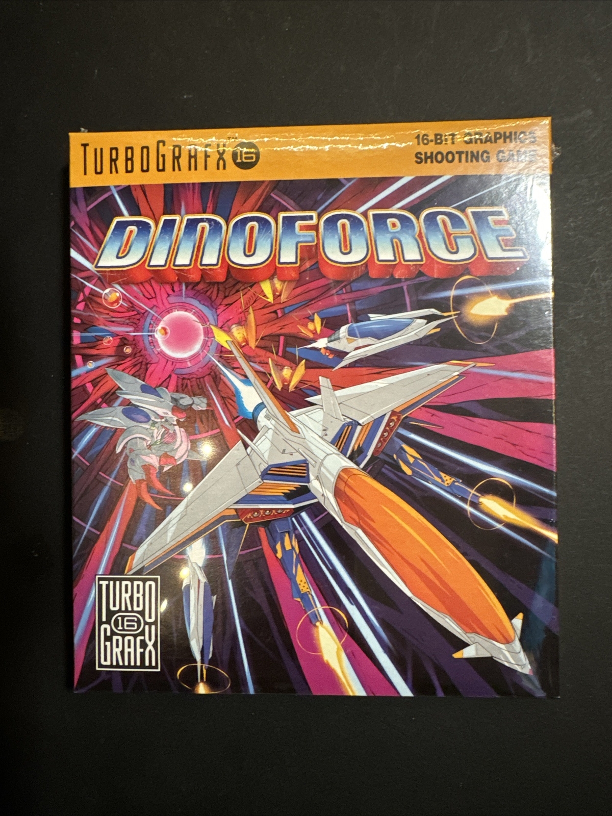 Dinoforce Dino Force TurboGrafx 16 Shooting Game PCE Works Brand New ...