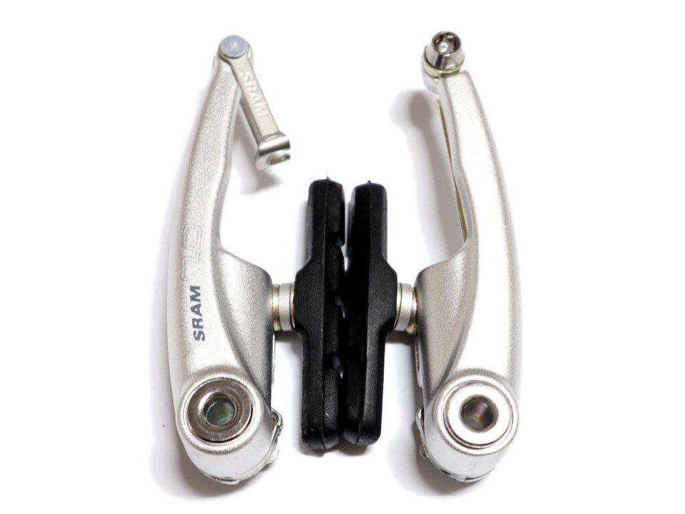 SRAM 7.0 Linear Pull Bike Brake Set Front & Rear Silver | eBay