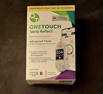 One Touch Verio Reflect Blood Glucose Monitoring System - Expires 12/28 ...