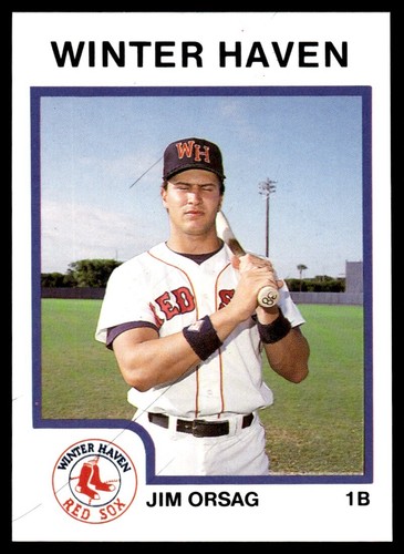1987 ProCards Jim Orsag Winter Haven Red Sox #920 | eBay