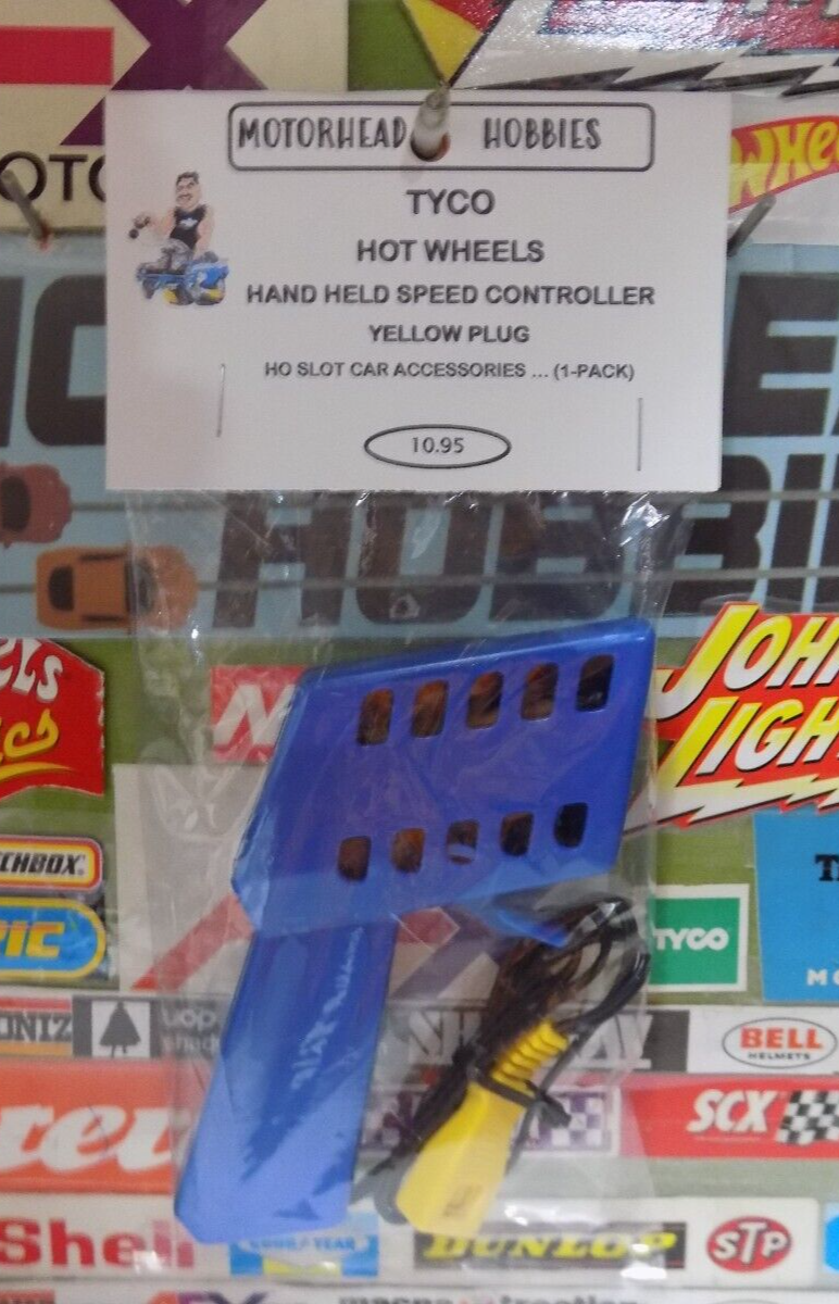 TYCO HOT WHEELS, HANDHELD SPEED CONTROLLER, YELLOW PLUG, #8755, (1-PACK ...