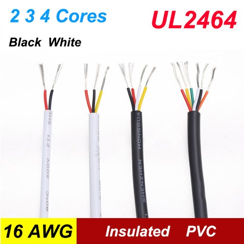 16AWG Stranded Cable Wire UL2464 PVC Flexible Multi Cores Conductors ...