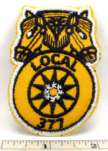 Vintage Local 377 Teamsters Union Jacket Patch Youngstown Ohio OH Small ...