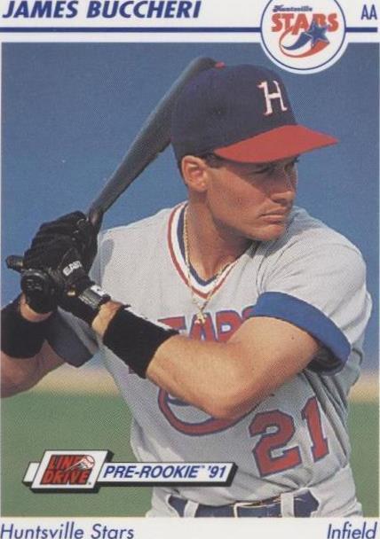 1991 Line Drive Pre-Rookie - AA James Buccheri #280 (RC) for sale ...