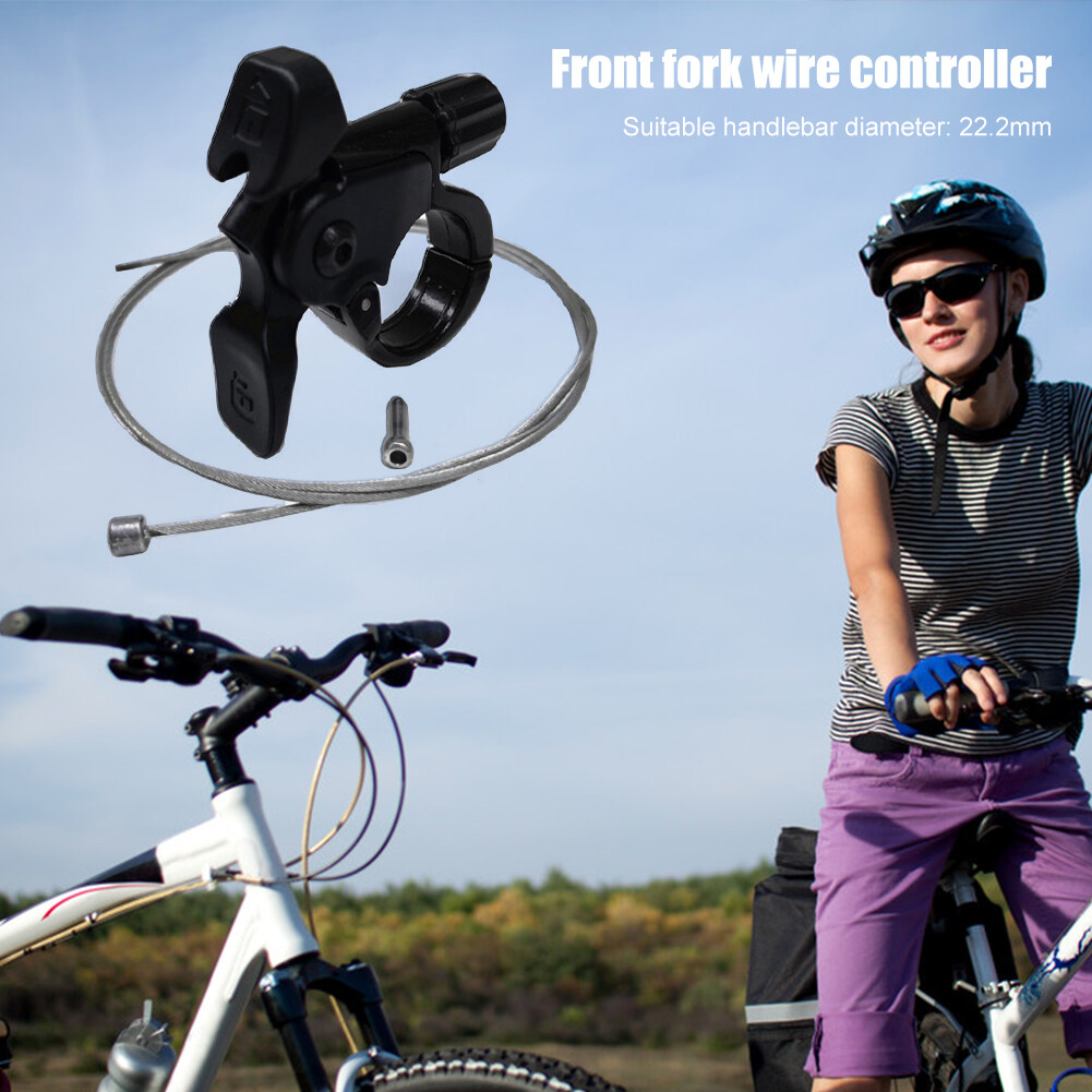 Remote Lockout Wire Control Lever MTB Bike Suspension Fork Switch (02 ...