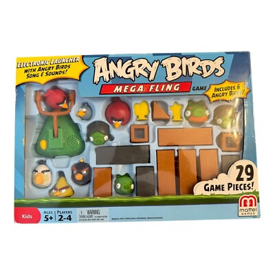 Angry Birds Mega Fling 2011 Mattel X9272 Rare Game Set | eBay